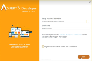 Axpert installation - Agile Developer