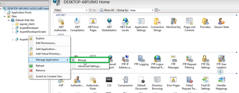 Axpert installation - Agile Developer