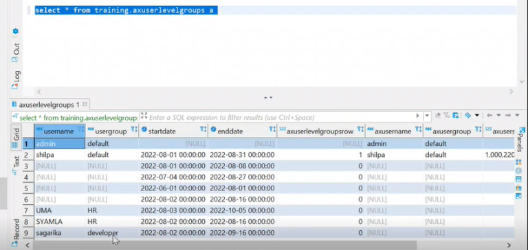 Updating fields in DB tables – MD Map - Agile Developer