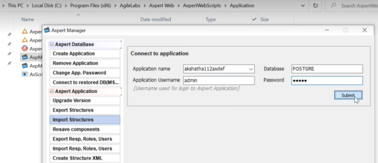 Axpert installation - Agile Developer