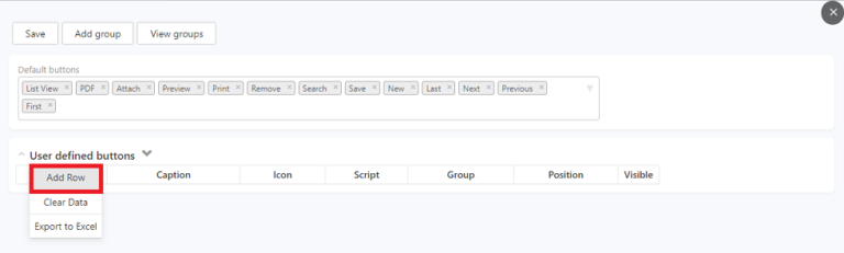 Toolbars in tstructs - Agile Developer